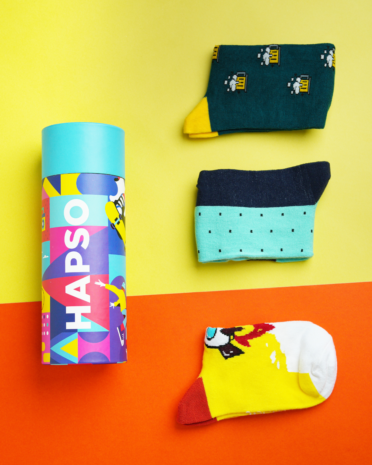 Polka + Fly High + Beer (Pack of 3) – Hapso Socks